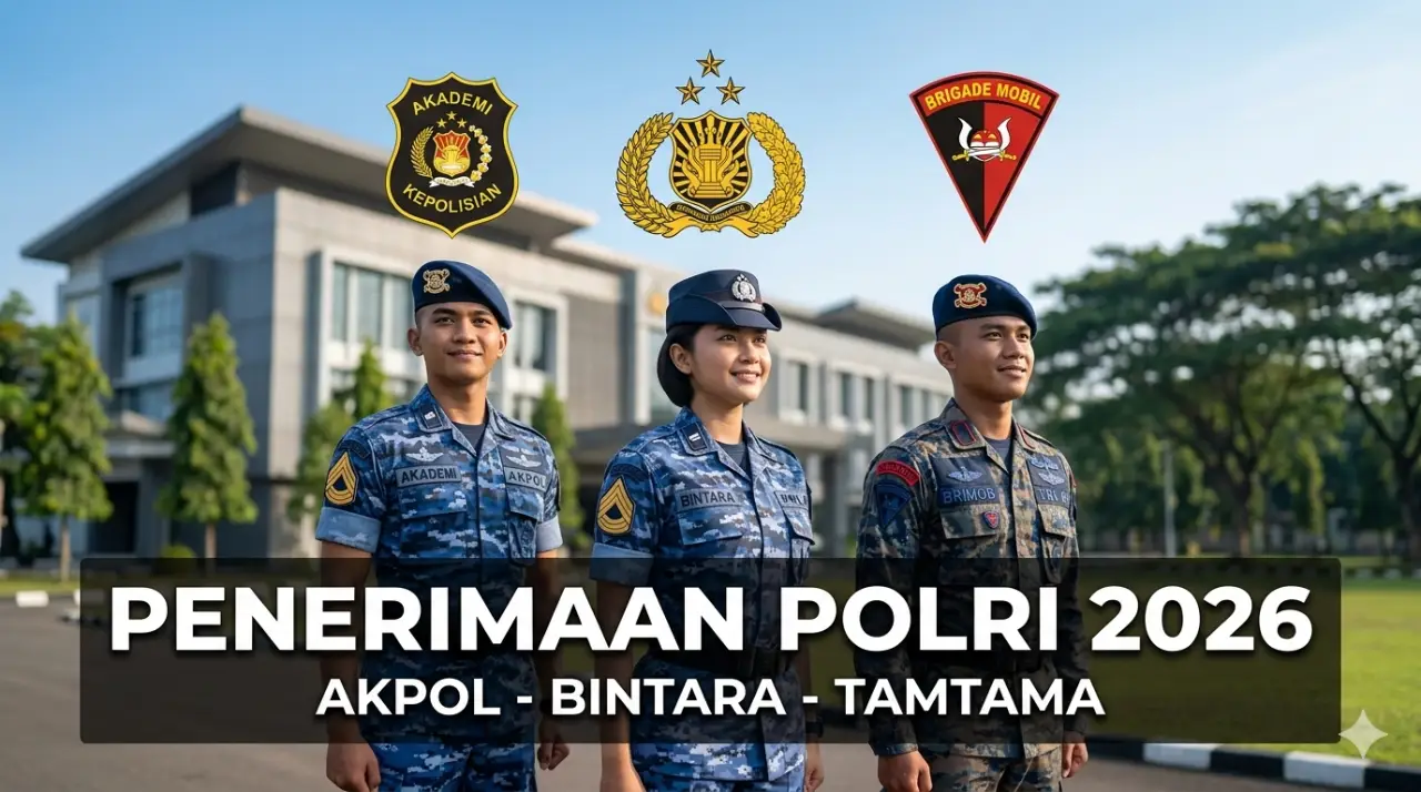 Resmi Dibuka! Pendaftaran Polri 2026: Cek Kuota Akpol, Bintara, Dan ...
